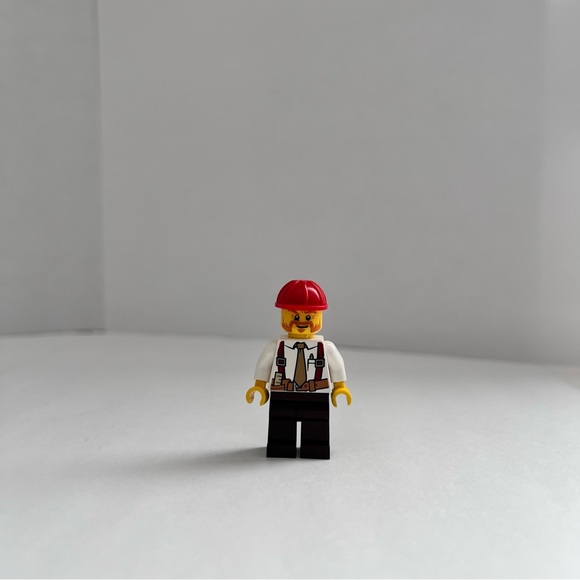 Lego | Other | Lego City Construction Foreman Minifigure | Poshmark